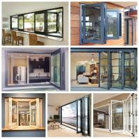 China Durable Commercial And Residential Aluminium Double Glazing Foldable Windows for sale
