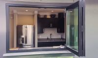 China Durable Commercial And Residential Aluminium Double Glazing Foldable Windows for sale