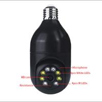 China 2MP Wireless Wifi Light Bulb Security Camera Outdoor 360 Degree Panoramic for sale