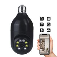 China 2MP Wireless Wifi Light Bulb Security Camera Outdoor 360 Degree Panoramic for sale
