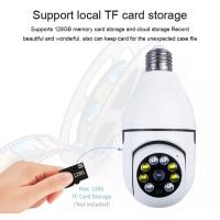 China 1080P Wifi Light Bulb Security Camera Auto Tracking Night Vision With E27 Socket for sale