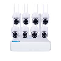 China H.265+ Outdoor Home Security Cameras , 4MP 8 Channel NVR Dome Camera for sale