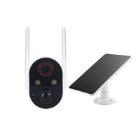 China Wireless Outdoor Waterproof Security Camera With Solar Panel 8000Mah Battery for sale