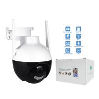 China Wireless 4k Ip66 Outdoor Waterproof Security Camera With Alarm Siren for sale