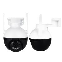 China Wireless 4k Ip66 Outdoor Waterproof Security Camera With Alarm Siren for sale