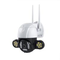 China Floodlight 4k PTZ IP Camera Outdoor WiFi With Tuya Smart Life App for sale