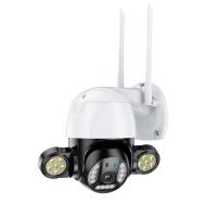 China 3MP Outdoor Floodlight Security Camera , IP66 Night Vision Waterproof Camera for sale