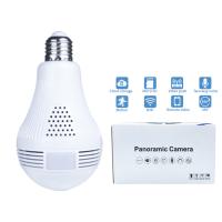 China 360 Degree Wifi Light Bulb Security Camera 960P Panoramic With E27 Lamp Holder for sale
