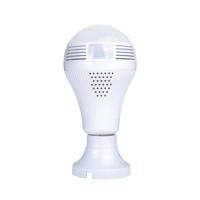 China 360 Degree Angle Wifi Light Bulb Security Camera With Fisheye Lens Panoramic View for sale
