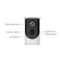 China Mini Battery Powered Outdoor Waterproof Security Camera With Solar Panel OEM for sale