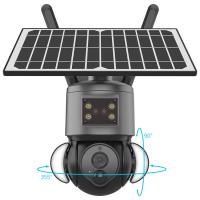 China PIR Motion Detection 4G Solar Camera , Water Proof Battery Powered Floodlight Camera for sale
