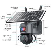 China 4G Solar Battery Powered Security Camera System Surveillance With Smart PIR Detection for sale