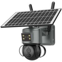 China PIR Motion Detection 4G Solar Camera , Water Proof Battery Powered Floodlight Camera for sale