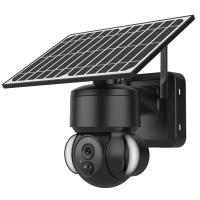 China 4MP 4G LTE Cellular Wireless Solar Camera Outdoor For Courtyard for sale