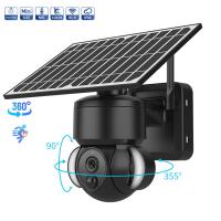 China 2K Wireless WiFi 360 Degree Ptz Camera , Solar Security Camera Battery Powered for sale