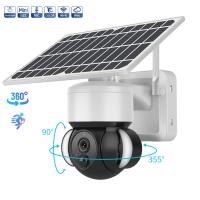 China Outdoor Floodlight Solar Wifi Camera Auto Light Up With 3 Colors for sale