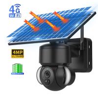 China Outdoor Floodlight Solar Wifi Camera Auto Light Up With 3 Colors for sale