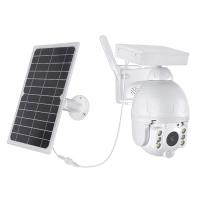 China 8W Solar Battery Powered 4G Solar Camera With Motion Detection Siren for sale