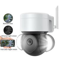 China Floodlight PTZ Outdoor Waterproof Security Camera 4K 8MP For Four Seasons for sale