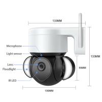 China 2 Inch 4K HD PTZ Camera Outdoor White Color With Motion Alarm for sale