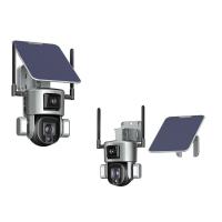 China Dual Lens Wifi Security 4G Solar Camera With PIR Auto Tracking for sale