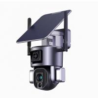 China Dual Lens Solar Powered Wifi Security Camera 10X Optical Zoom 4G for sale