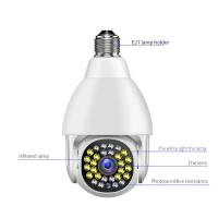 China 5G Wifi Smart Outdoor Light Bulb Security Camera Panoramic 360 Degree for sale