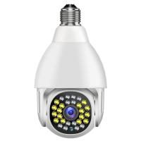 China 5G Wifi Smart Outdoor Light Bulb Security Camera Panoramic 360 Degree for sale