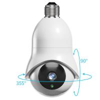 China E27 Light Bulb 1080p Fisheye Camera Wireless Wifi For Home Security for sale