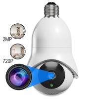 China E27 Light Bulb 1080p Fisheye Camera Wireless Wifi For Home Security for sale