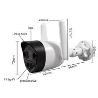 China 2MP 3MP 5MP Bullet Wifi Camera , Outdoor IP Wireless Camera Dual Light for sale