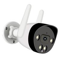 China 2MP 3MP 5MP Bullet Wifi Camera , Outdoor IP Wireless Camera Dual Light for sale