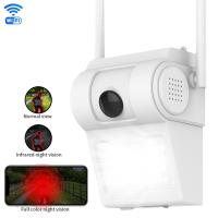 China 2MP HD Outdoor Wireless IP Camera With LED Wall Lamp Floodlight for sale