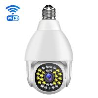 China Smart Home Wifi 2MP Camera , 5g Wifi E27 Bulb Surveillance Security Camera for sale