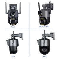 China Wireless Outdoor Ptz Ip Camera 4X 10X optical zoom with rj45 network port for sale