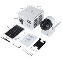 China Mini Size Solar Powered CCTV Security Cameras With 12000MA Batteries for sale