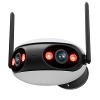 China Outdoor Dual Lens 2K WiFi Security Camera 180° Ultra Wide Angle View for sale