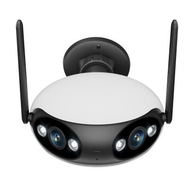 China POE IP Dual Lens Outdoor Waterproof Security Camera 2K 4MP IP66 Waterproof for sale
