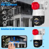 China 2MP / 3MP Outdoor Security Wifi Trumpet Camera With Night Vision And Voice Alarm for sale