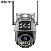 China Dual Lens WiFi CCTV Camera Monitor 360 Degree Remote Outdoor Night Vision 4G Photography Camera for sale