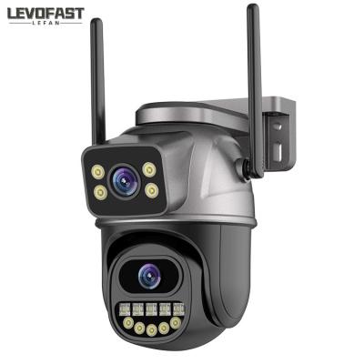 China Dual Lens WiFi CCTV Camera Monitor 360 Degree Remote Outdoor Night Vision 4G Photography Camera for sale