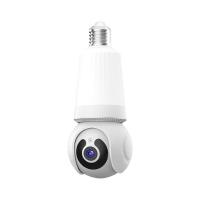 China WIFI Dual Light Source E27 Lamp Holder Security Camera Two-Way Audio Light Bulb Camera for sale