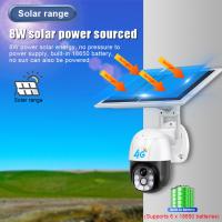 China 4G Network Camera Outside Wireless Solar 4G Smart Alarm PTZ Camera Solar Battery for sale