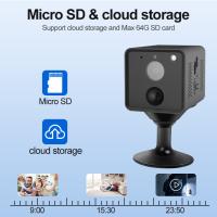 China Mini Battery Camera Low Power Two Way Talk 3mp Ubox Wifi Pir Camera Home Security Camera for sale
