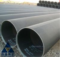 China ISO9001 ERW Welded Steel Pipe 12m Length OD 660mm Black Covering for Industrial Use for sale