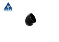 China CARBON STEEL 45DEGREE ELBOW DN100 SCH STD A234 WPB BLACK PIPE ELBOW for sale