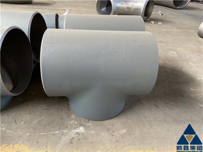 China Low Alloy A234 WP91 Pipe Tee Fittings ASME B16.9 DN100-DN2000 T Connector for sale