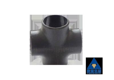 China DN150 SCH40 A234 WPB Carbon Steel Pipe Cross Seamless Butt Weld Equal Diameter for sale