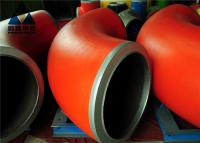 China Red Painted 90 Degree Welded Steel Pipe Elbow Fittings AISI 4130 Alloy Steel 1.5D for sale