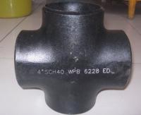 China Seamless Carbon Steel Butt Weld Cross 4 Inch SCH40 WPB ASME B16.9 for sale